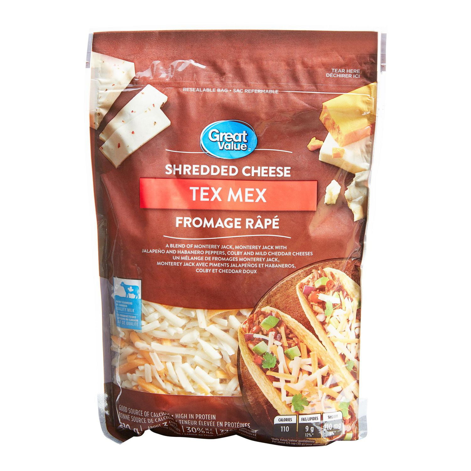 Buy Great Value Tex Mex Shredded Cheese Online | Walmart Canada