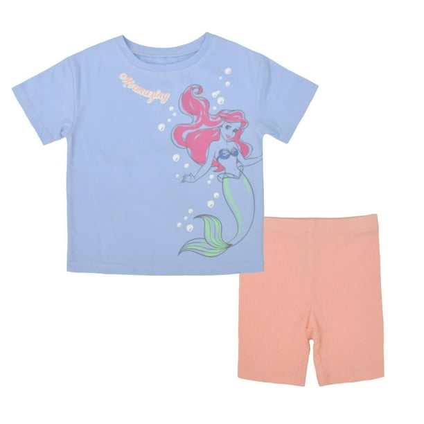 Disney Ariel Biker Shorts Set - Walmart.ca