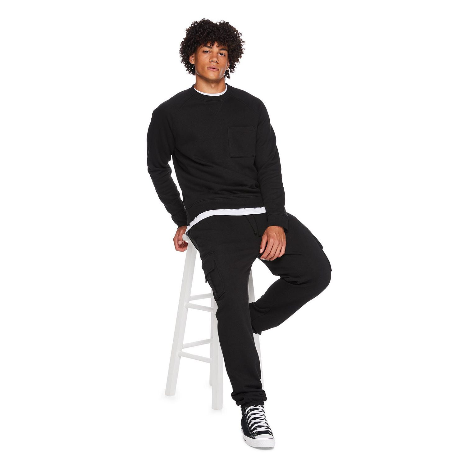 Click here for No Boundaries All Gender Long Sleeve Crewneck Swea... prices