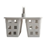 Mainstays Plastic Caddy Craft and Hobby Organizer Basket Gray ...