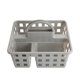 Mainstays Plastic Caddy Craft and Hobby Organizer Basket Gray ...