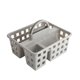 Mainstays Plastic Caddy Craft and Hobby Organizer Basket Gray ...