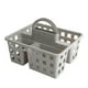 Mainstays Plastic Caddy Craft and Hobby Organizer Basket Gray ...
