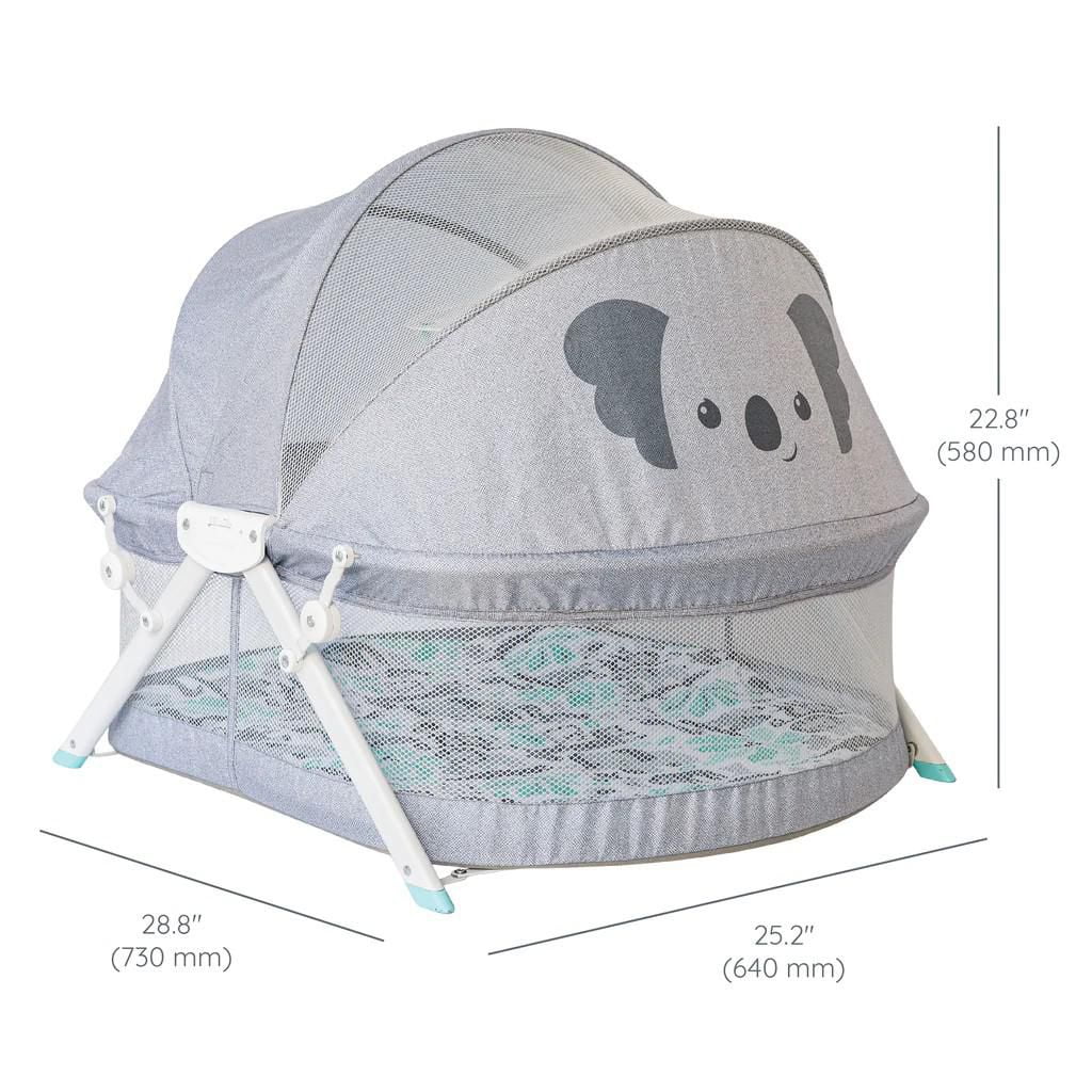 Infantino Llc Sweet Dreams Fold Go Bassinet Gray