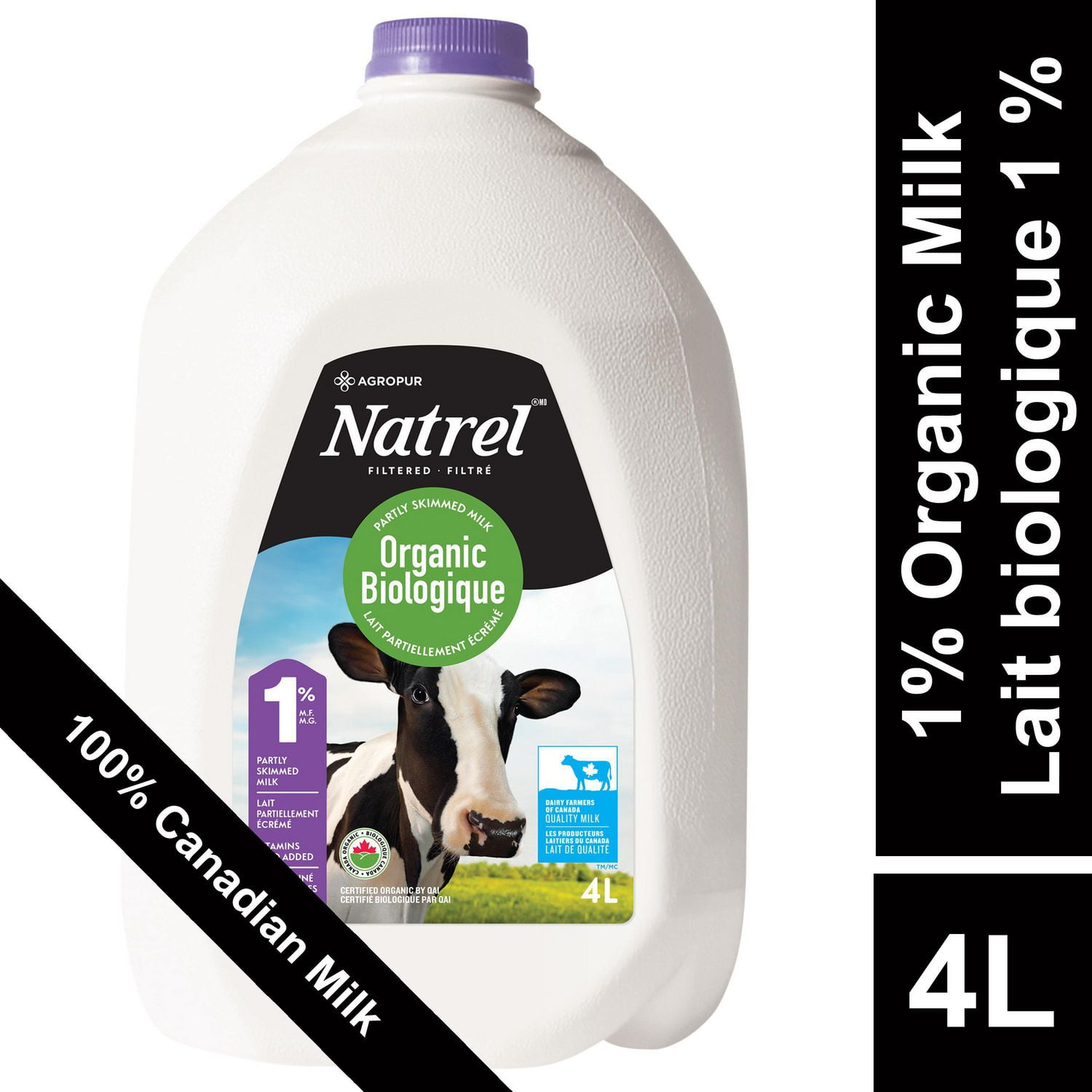 Natrel Organic Filtered 1% Milk | Walmart Canada