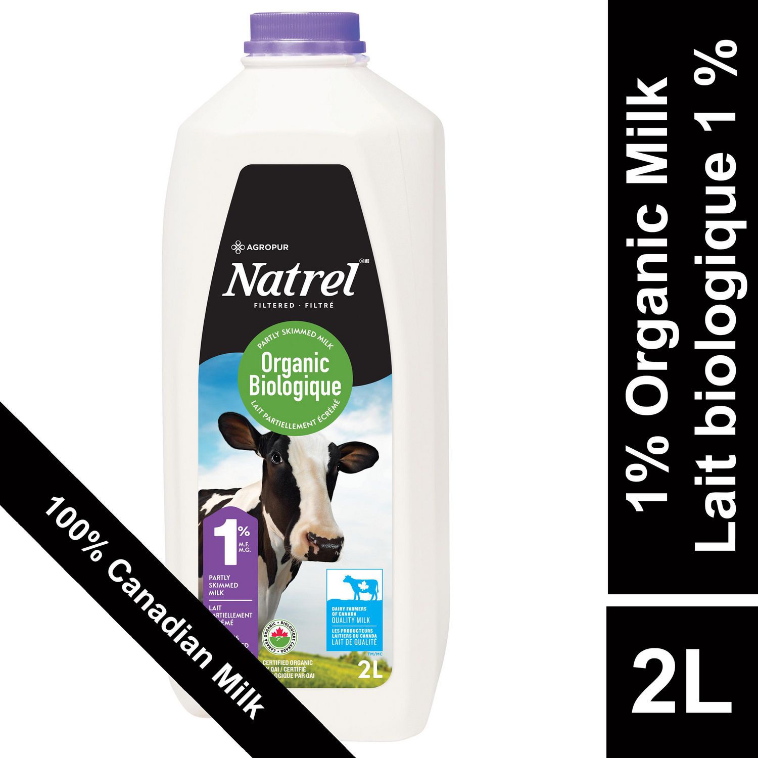 Natrel Organic Filtered 1% Milk | Walmart Canada