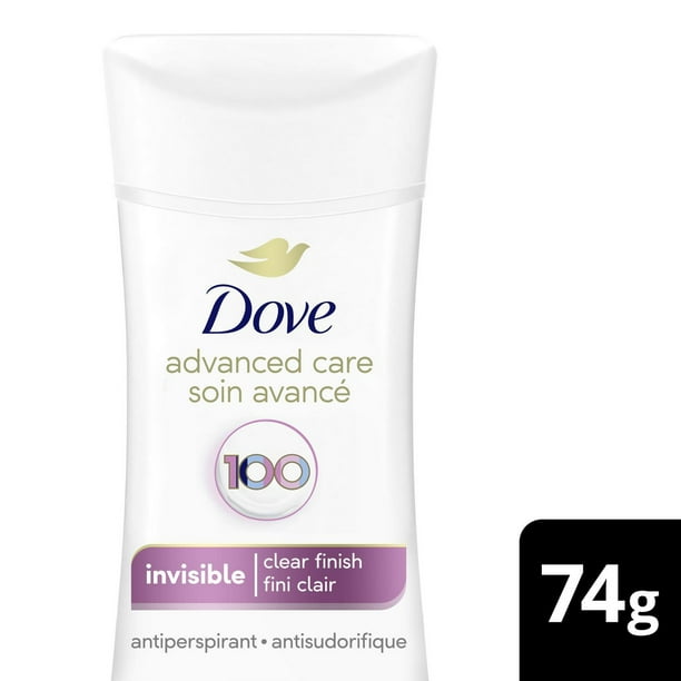 Dove Advanced Care Invisible Clear Finish Antiperspirant Stick, 74 g ...