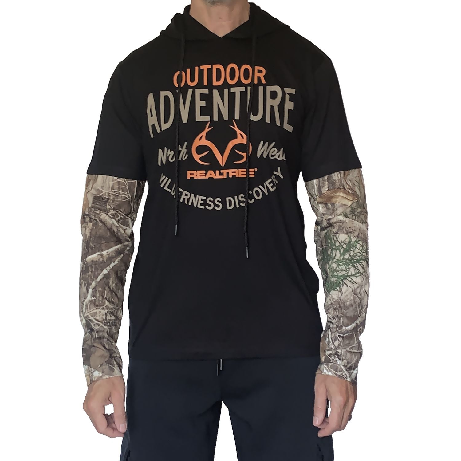 Click here for Realtree Real Tree Long Sleeve Hooded Fooler Top M prices