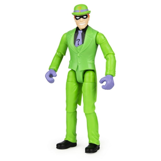 Batman 4-inch The Riddler Action Figure with 3 Mystery Accessories, for ...