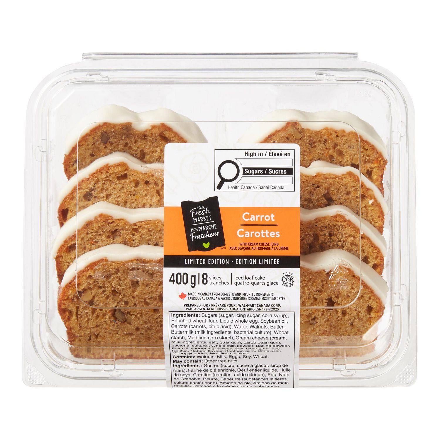 Click here for Your Fresh Market Carrot Iced Loaf Cake prices