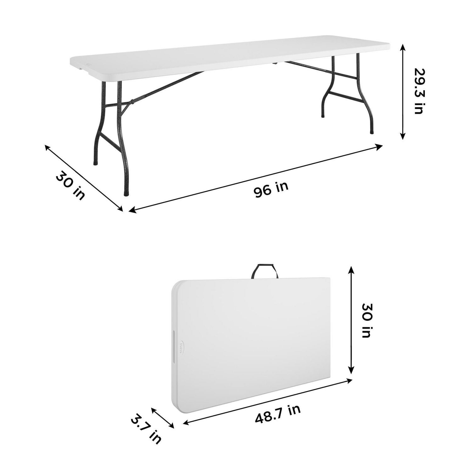 8 foot folding table walmart store