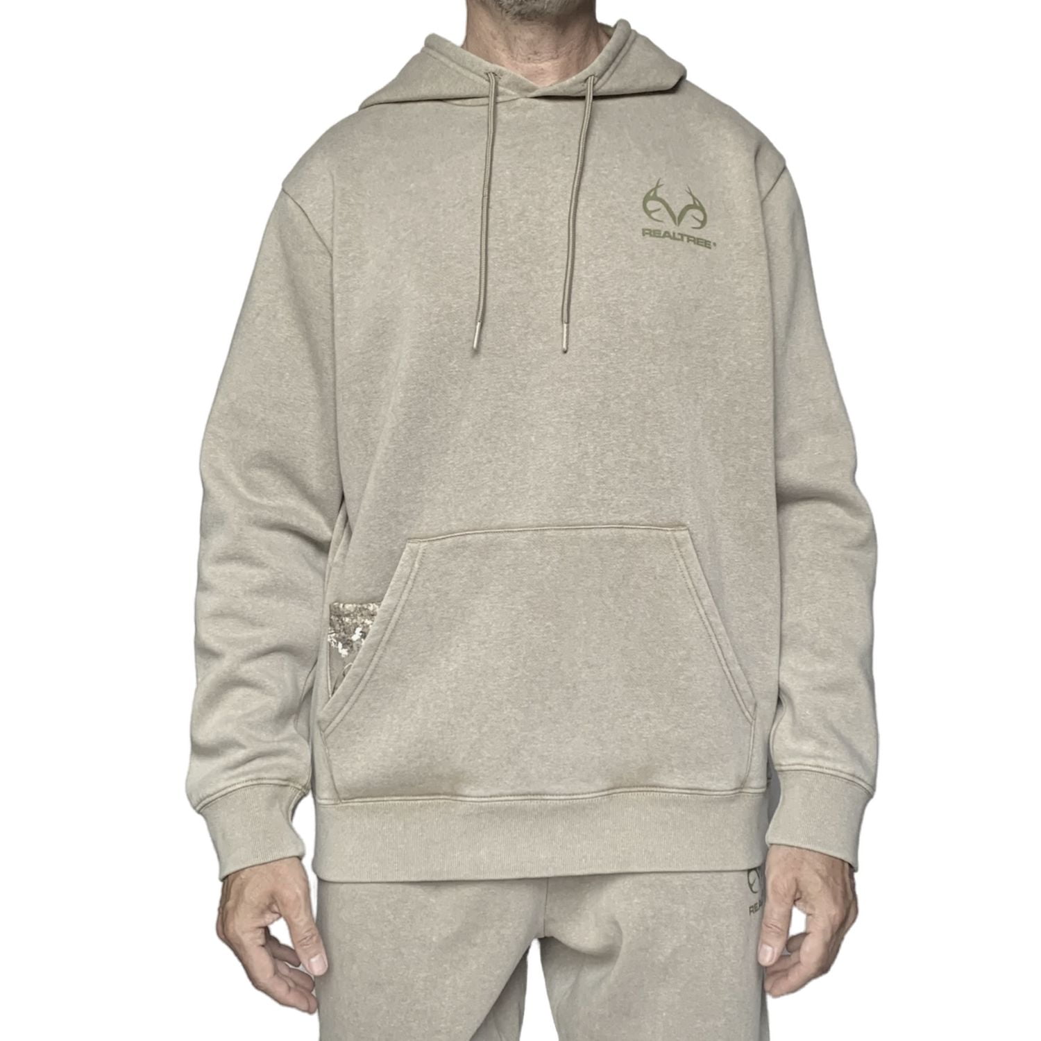 Click here for Realtree Real Tree Acid Wash Fleece Popover Hoodie... prices