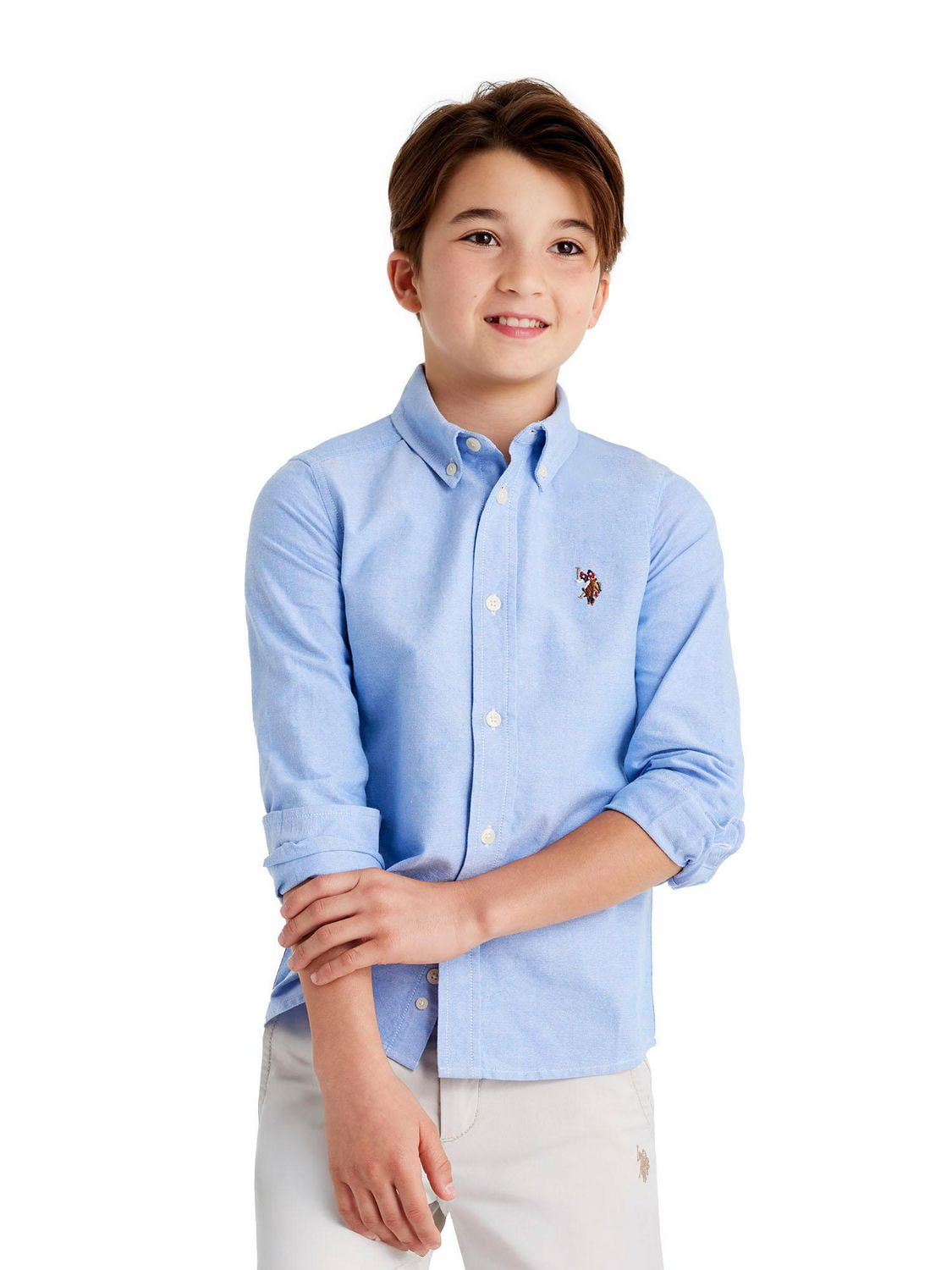 Click here for Us Polo Assn. U. S. Polo Assn. Boys Long Sleeve Ox... prices
