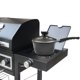 Expert Grill 3 Burner Gas & Charcoal Combo Grill, Black with Stainless ...