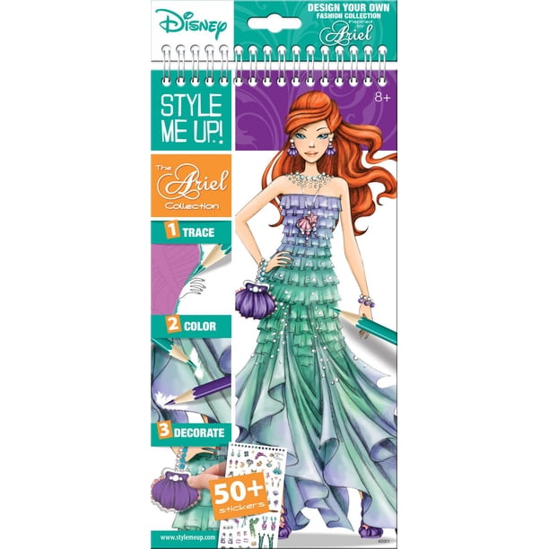 Disney Princess Disney Sketchbook Design And Style Ariel English-only ...