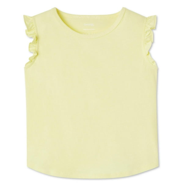 George Toddler Girls' Flutter Sleeve Tee - Walmart.ca