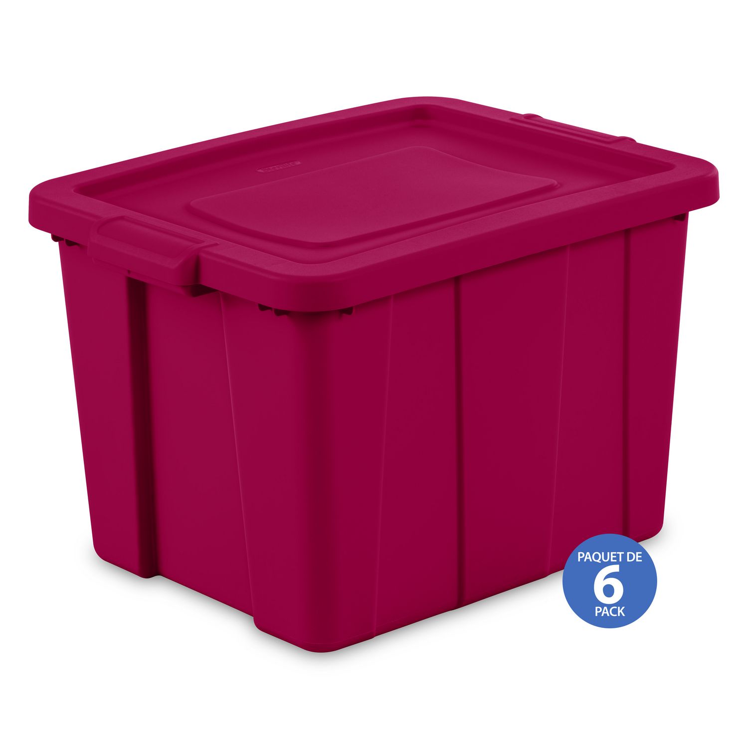 Sterilite Tuff1 Storage Container 68L- Pink- 6PK | Walmart Canada