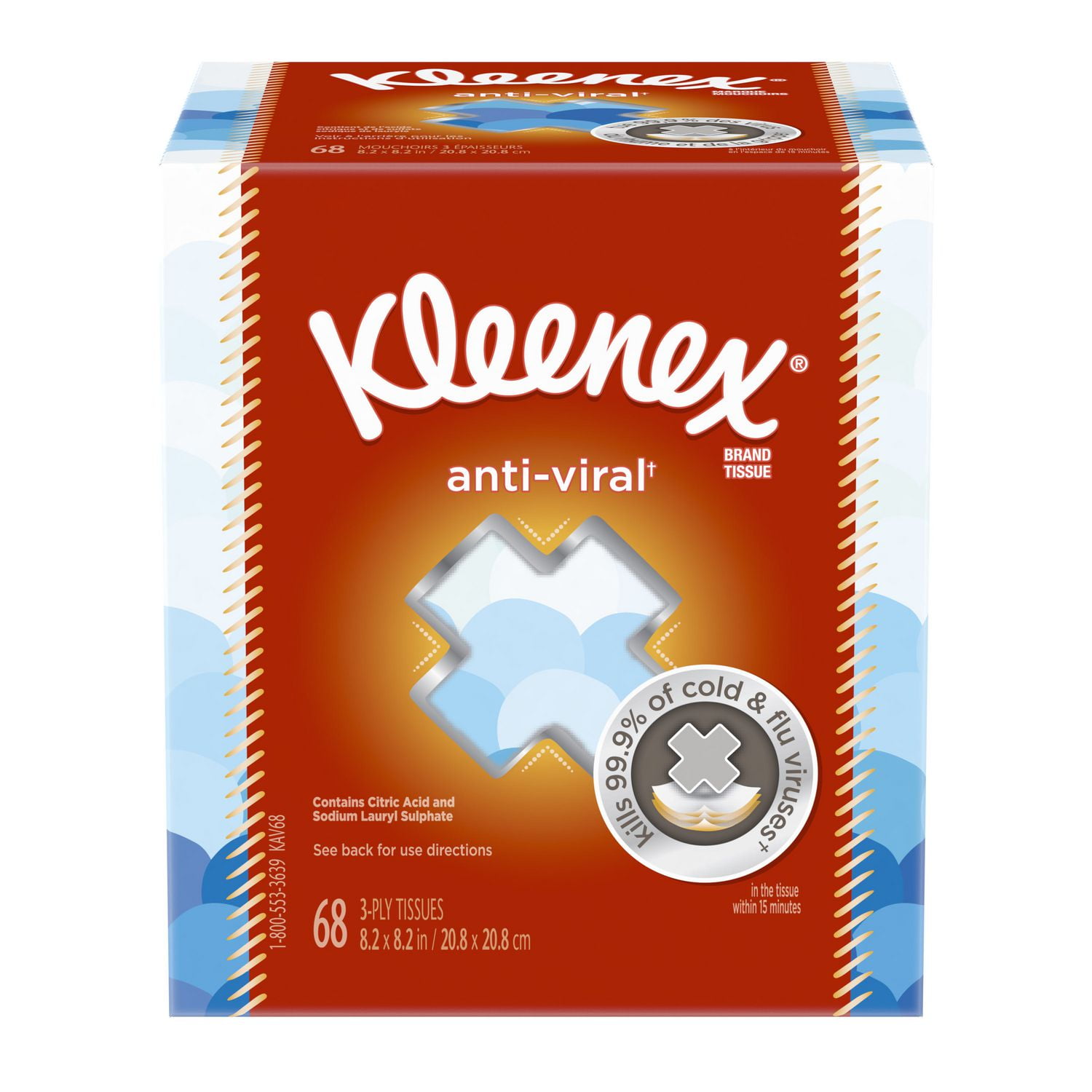 Kleenex Anti Viral Facial Tissues 1 Box Walmart Canada kleenex-anti-viral-facial-tissues-1-box-walmart-canada