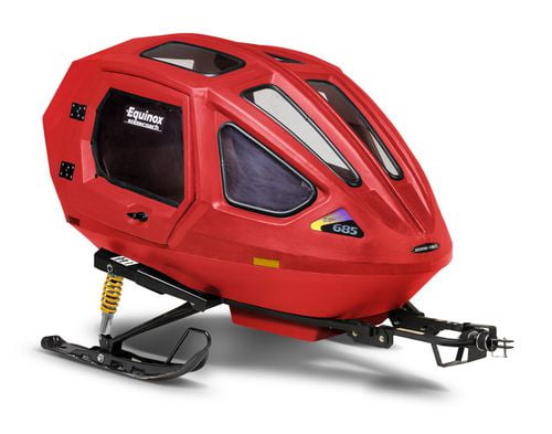 Equinox Snowcoach Boggan Red with Exterior Storage Rack | Walmart Canada