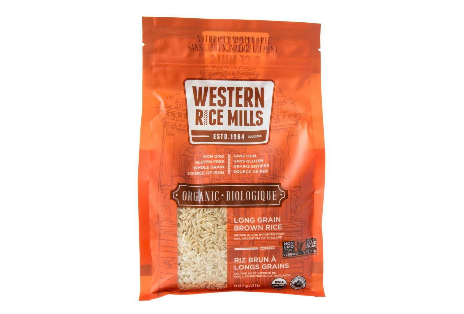 Western Rice Mills Organic Long Grain Brown Rice | Walmart Canada