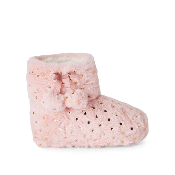 George Girls' Sparkly Slippers, Sizes 11-5 - Walmart.ca