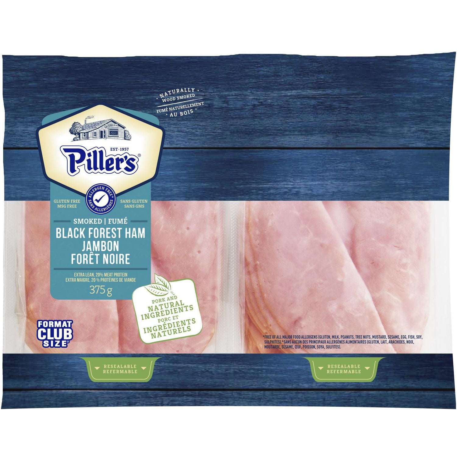 Piller's Simply Free Club Size Black Forest Ham | Walmart Canada