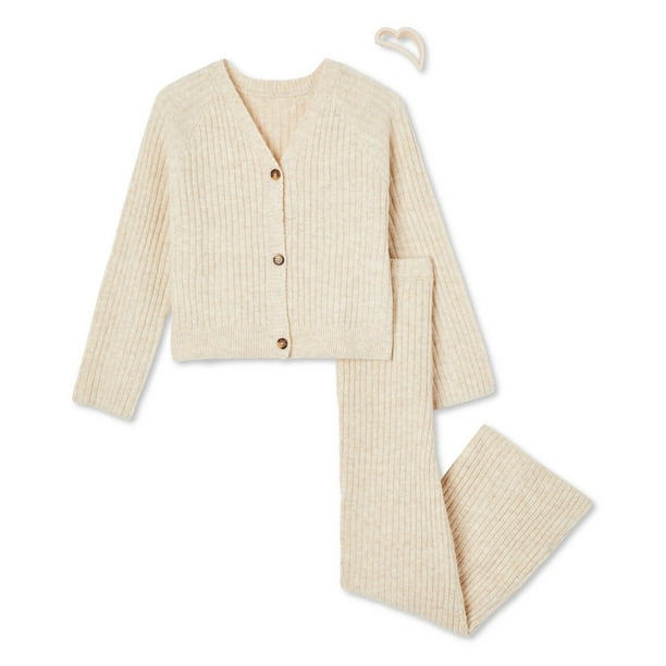 George Girls' Cardigan 3-Piece Set, Sizes XS-XL - Walmart.ca