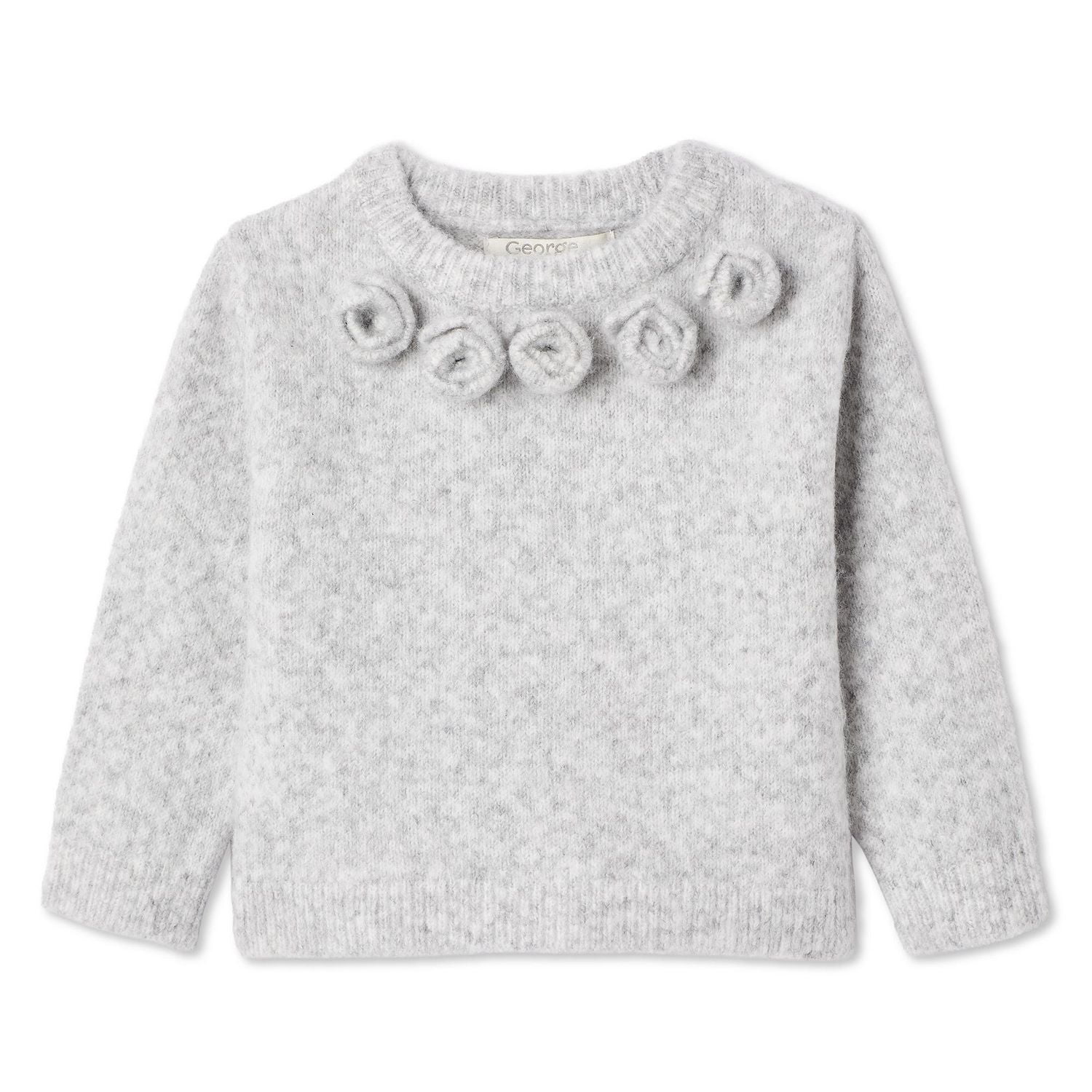 Click here for George Baby Girls Flower Sweater 0-3 Months prices