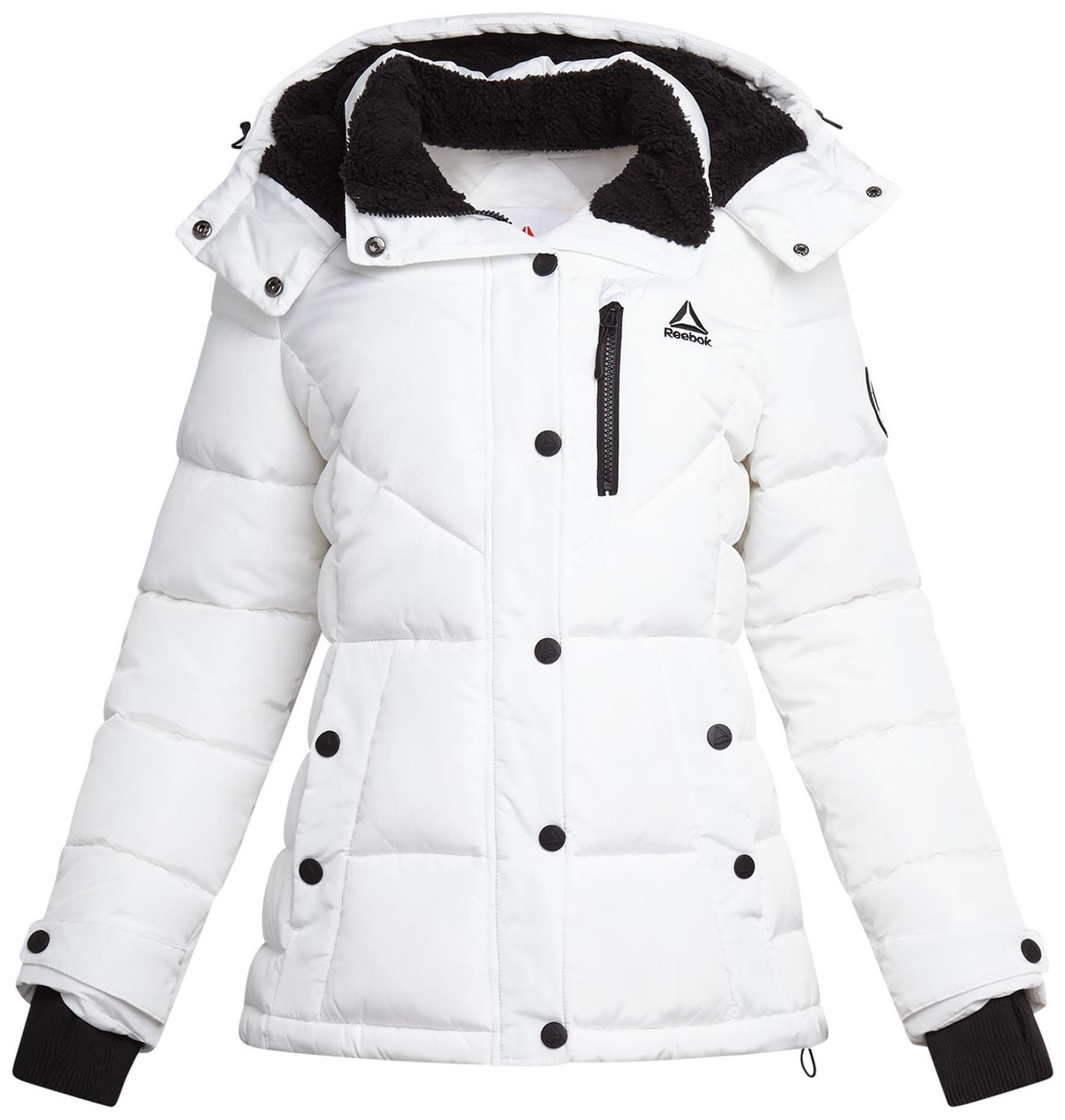 Reebok Womens' Adjustable Puffer Coat with Sherpa Lined Hood - Walmart.ca