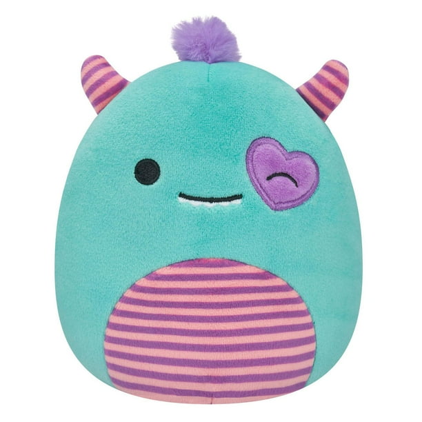 Squishmallows 5” Valentines – Teal Monster, The loveable and squeezable ...