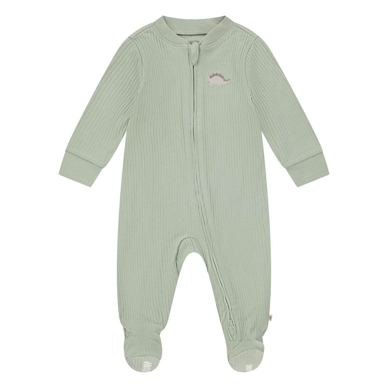 Click here for Huggies Ribbed 2-Way Zip Organic Coveralls 3 Month... prices