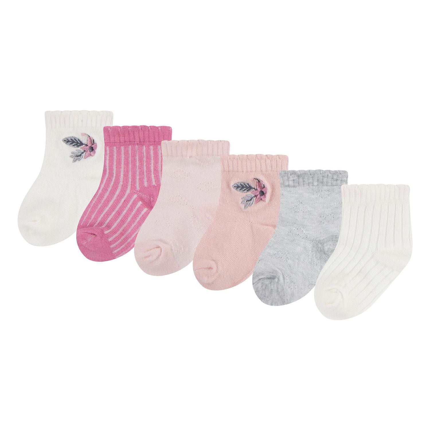 Click here for Huggies Autumn Floral Socks 6-Pack 0-6 Months prices