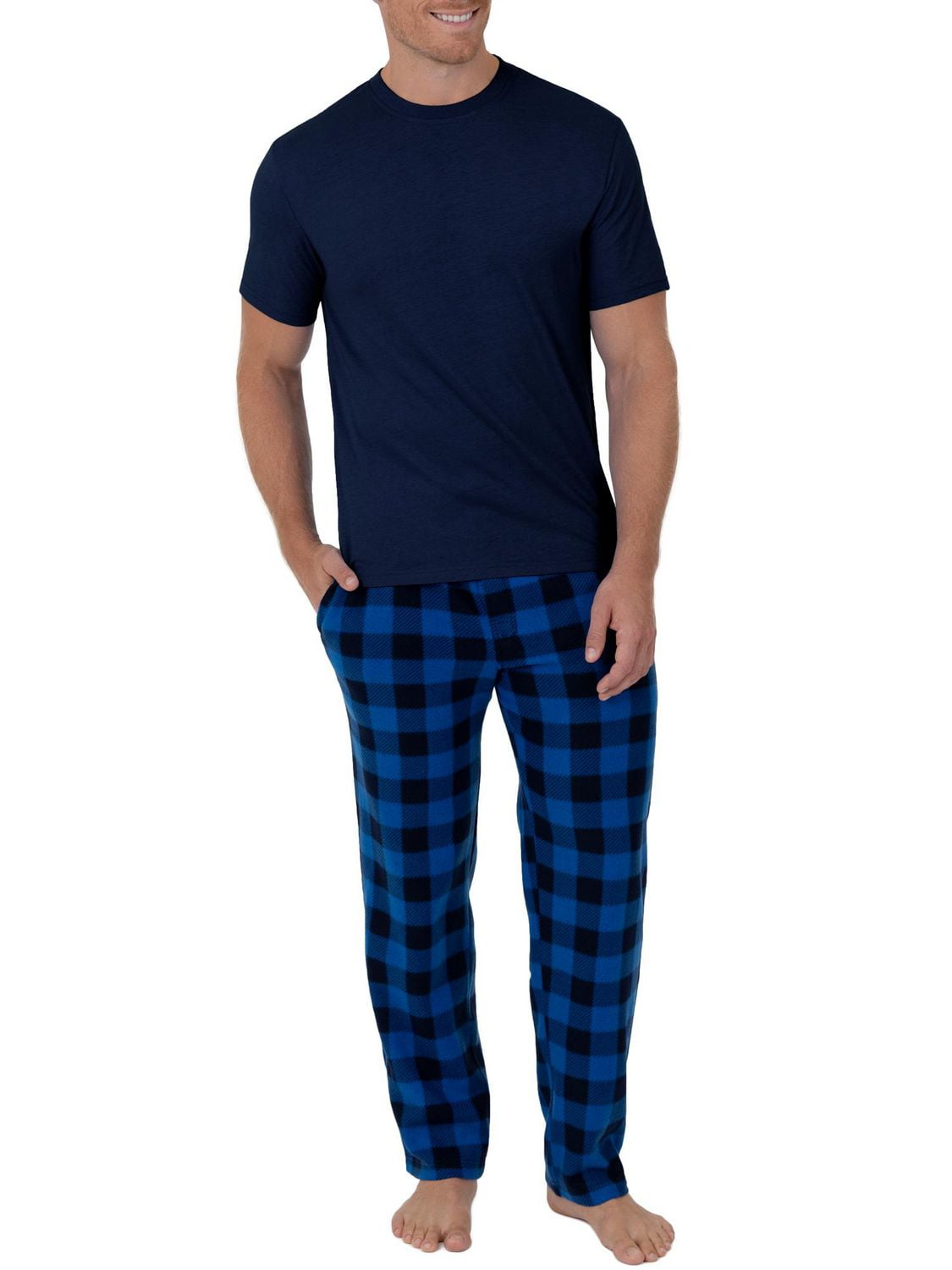 Click here for Fruit Of The Loom Mens Sleep Set Crew Neck Top And... prices