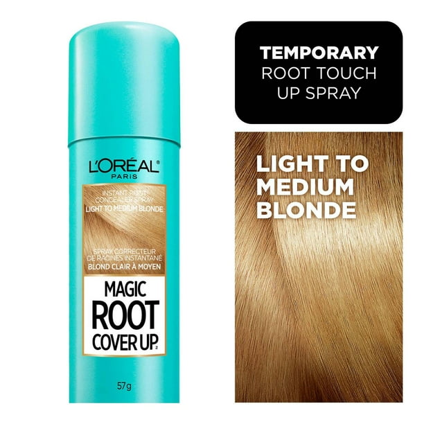 L'Oréal Paris Magic Root Cover Up, Temporary Hair Dye, 100% Grey ...