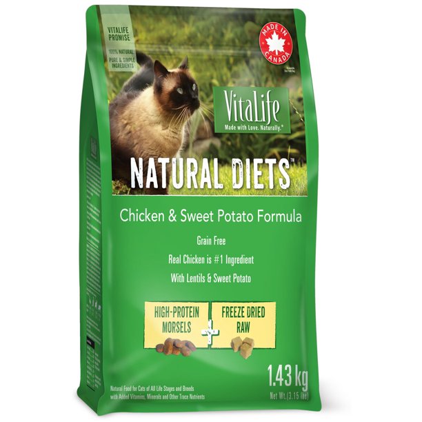 VitaLife Natural Diets CAT Food Chicken & Sweet Potato Grain Free ...