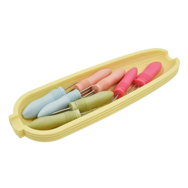 Mainstays Plastic Corn Skewer, 9.4 inch x 2,9 inch x 1.3 inch, 12 ...