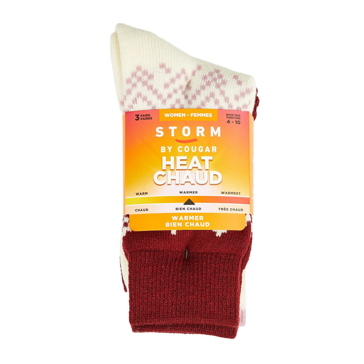 Click here for Storm By Cougar Womens Thermal Heat Crew Sock 3-Pa... prices