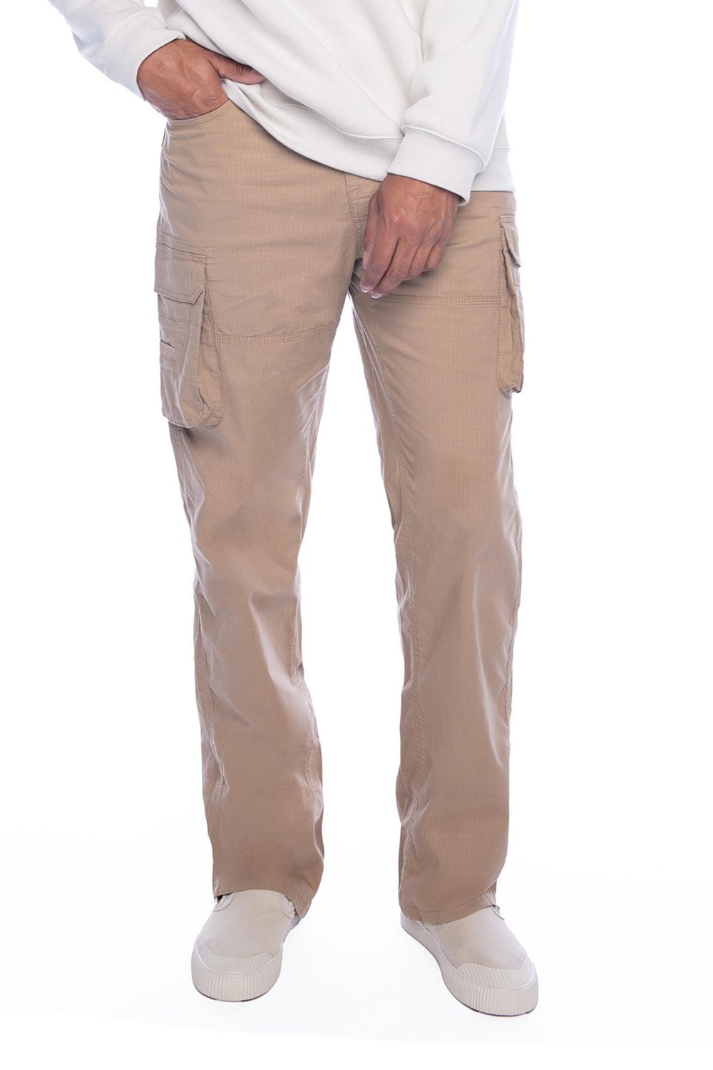 Click here for Jeaniologie Mens Belted Cargo Pant - Beige 38 prices