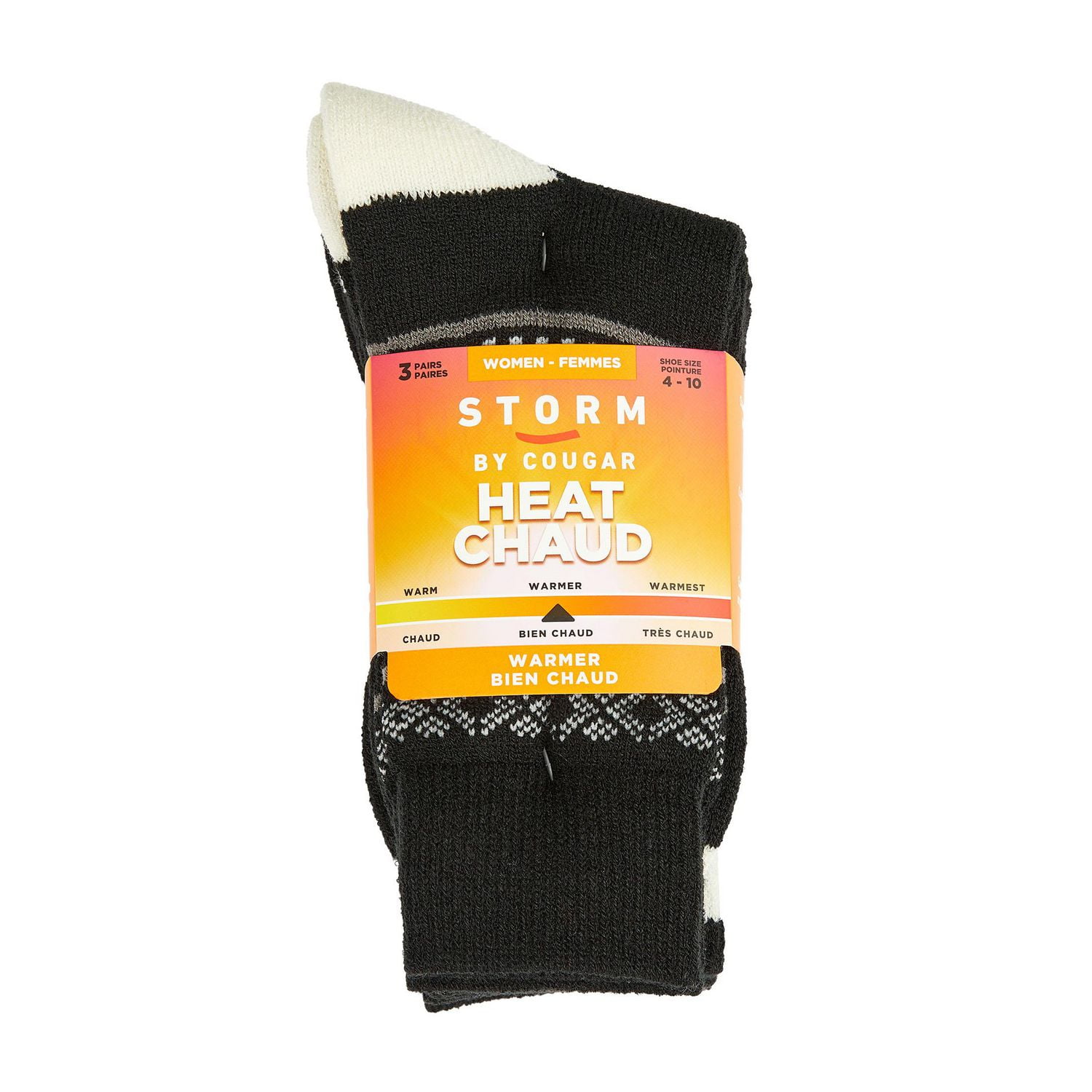 Click here for Storm By Cougar Womens Thermal Heat Crew Sock 3-Pa... prices