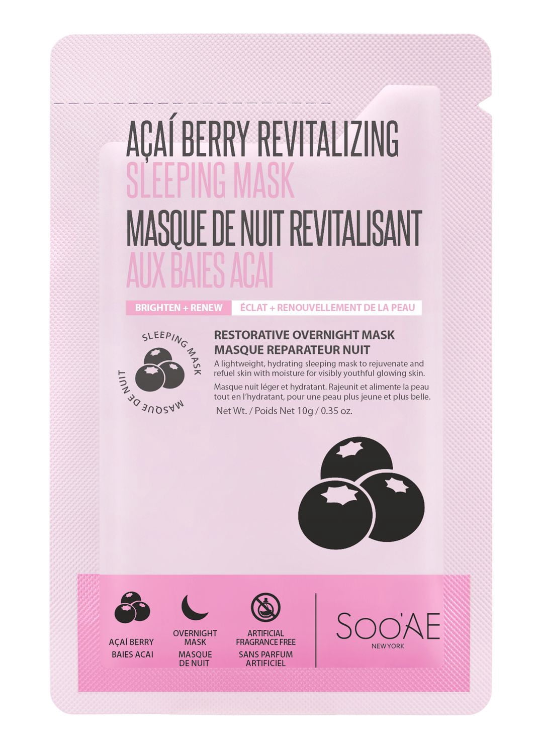 Soo'AE AÇAÍ Berry Revitalizing Sleeping Mask | Walmart Canada