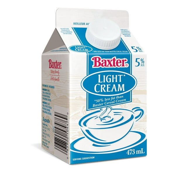 Baxter 5% M.F. Light cream - Walmart.ca