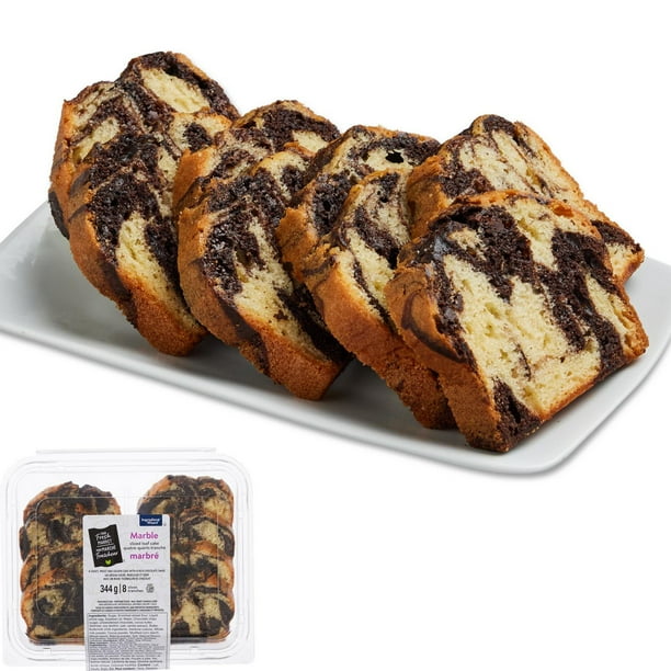 Your Fresh Market Marble Sliced Loaf Cake, 344 g - Walmart.ca