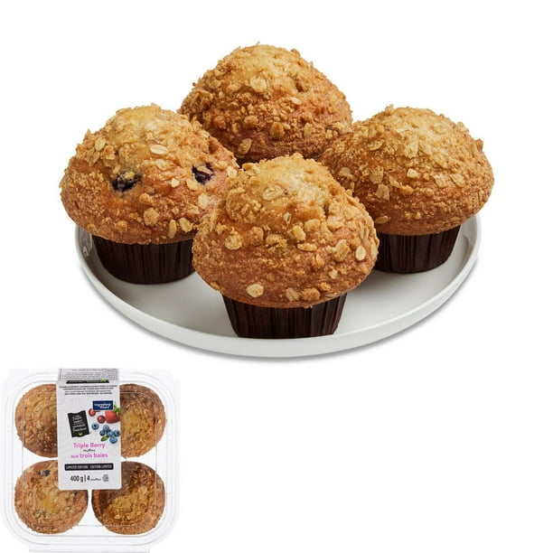 Your Fresh Market Triple Berry Muffins - Walmart.ca