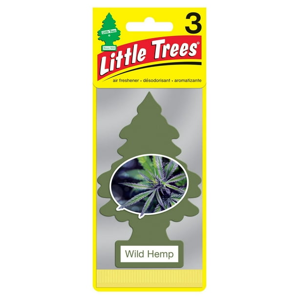 LITTLE TREES air freshener Wild Hemp 3-Pack, LT Wild Hemp 3-Pack ...