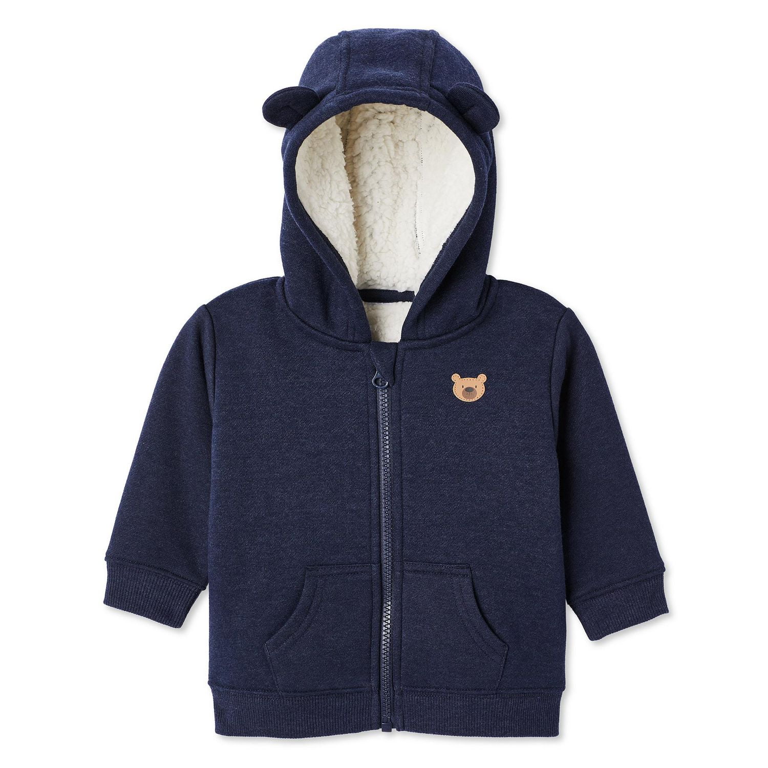 Click here for George Baby Boys Lined Hoodie 0-3 Months prices