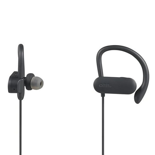 onn. Bluetooth Built-in Mic Wireless Sport Earphones, 15 Hours Playtime ...