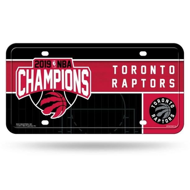 NBA Toronto Raptors Champion License Plate - Walmart.ca