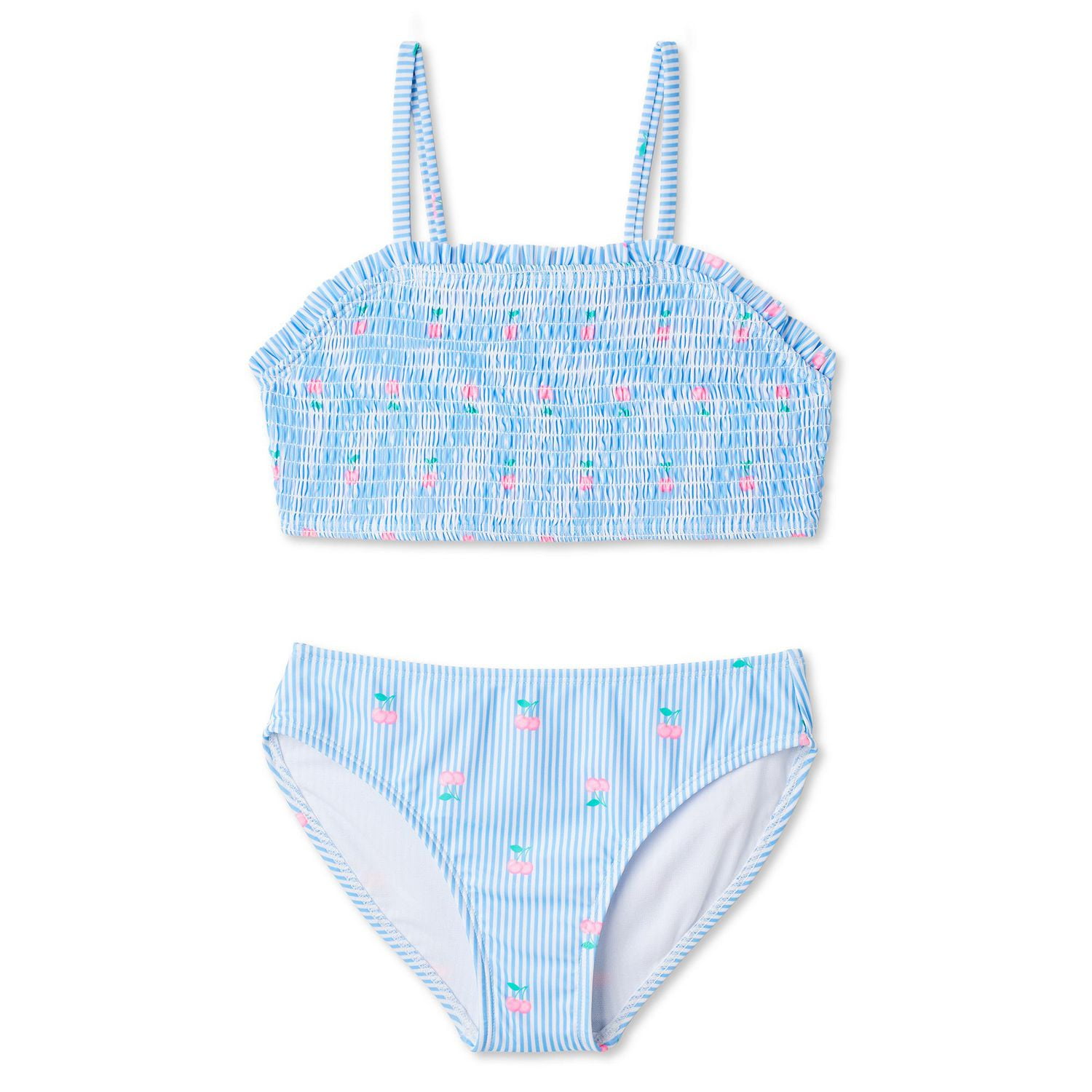 Click here for George Girls Smocked Bikini Top 2-Piece Set M prices