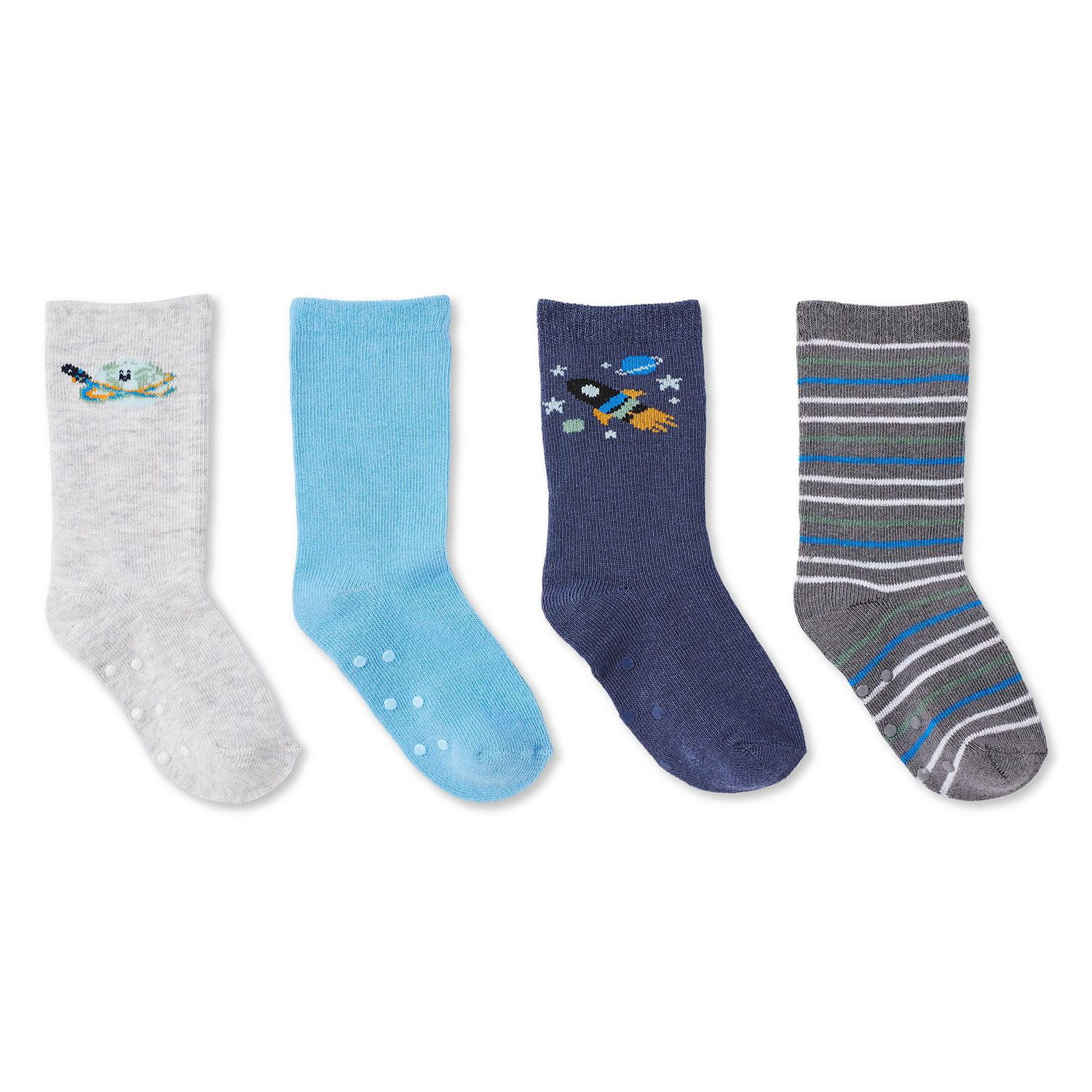 Click here for George Toddler Boys Crew Socks 4-Pack 2-5 prices