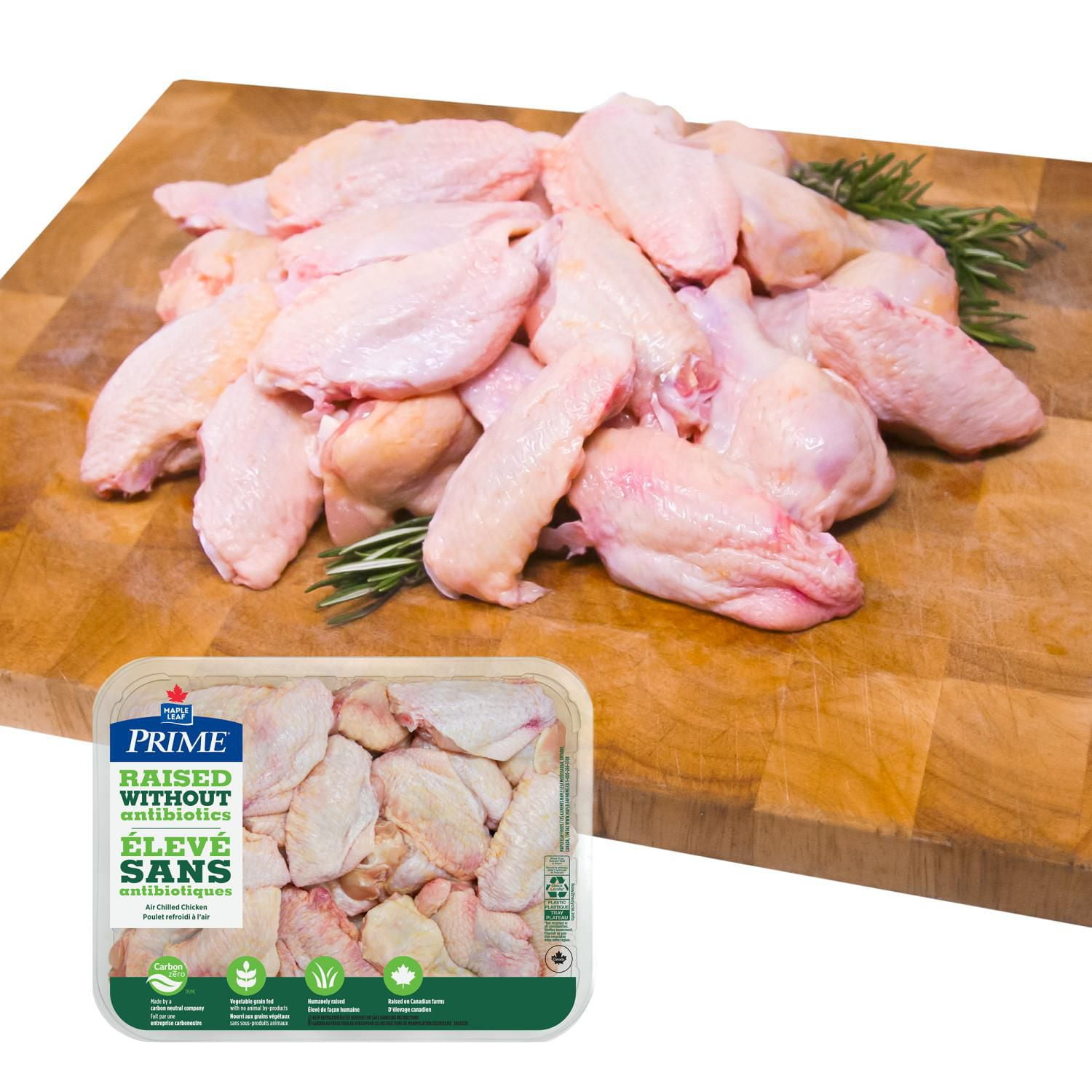 Prime Split Chicken Wings Raised Without Antibiotics Value Pack ...